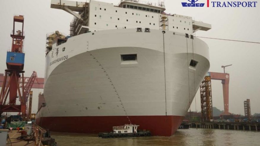 A Massive 98,000-pound Mega-Ship Has Debuted In China - Standard News