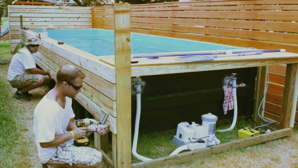 How to Craft a Gorgeous Swimming Pool Out of a Dumpster - Your Daily Dish