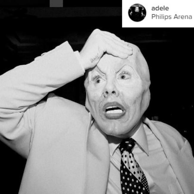 Adele dresses up as The Mask - Its The Vibe