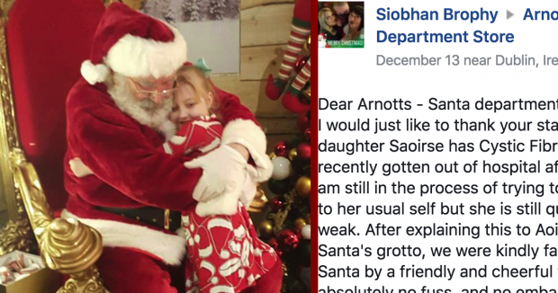 Saoirse Brophy From Dublin Gets VIP Treatment From Santa