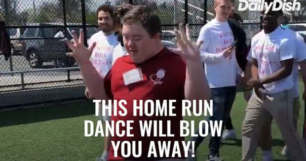 Home Run Dances: Boy With Down Syndrome Has Amazing Moves!