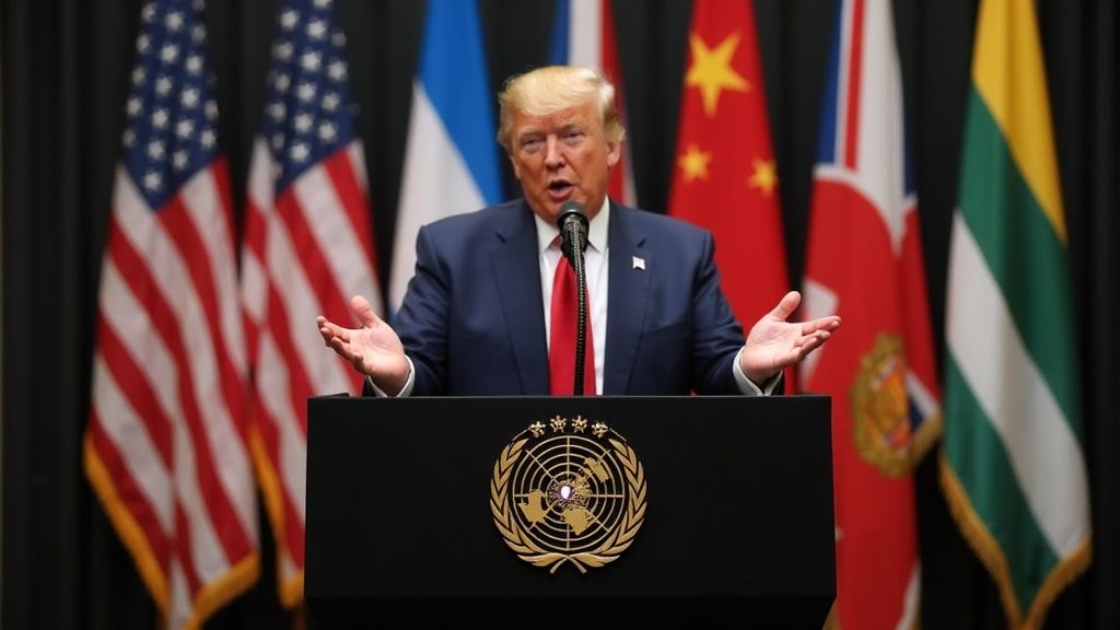 Trump Addresses UN on U.S. Funding Cuts, Gaza Conflict, and Global ...