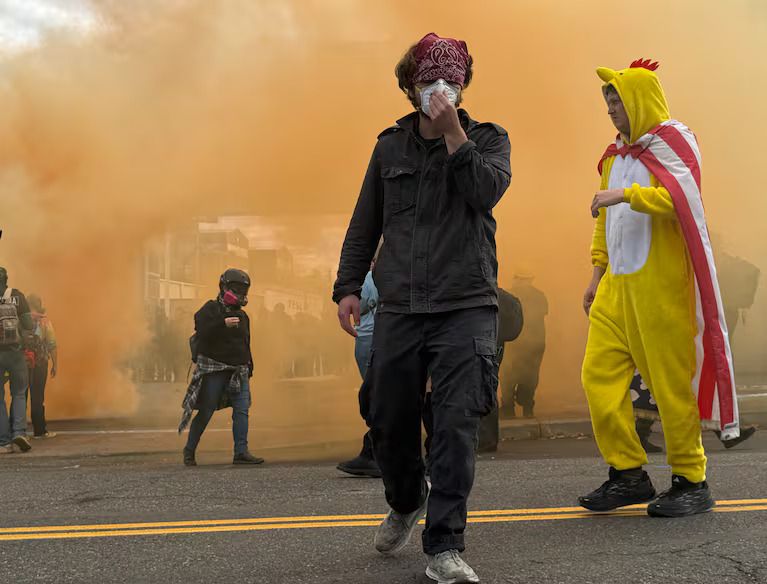 Federal Officers Use Tear Gas, Arrest Protesters at Portland ICE ...